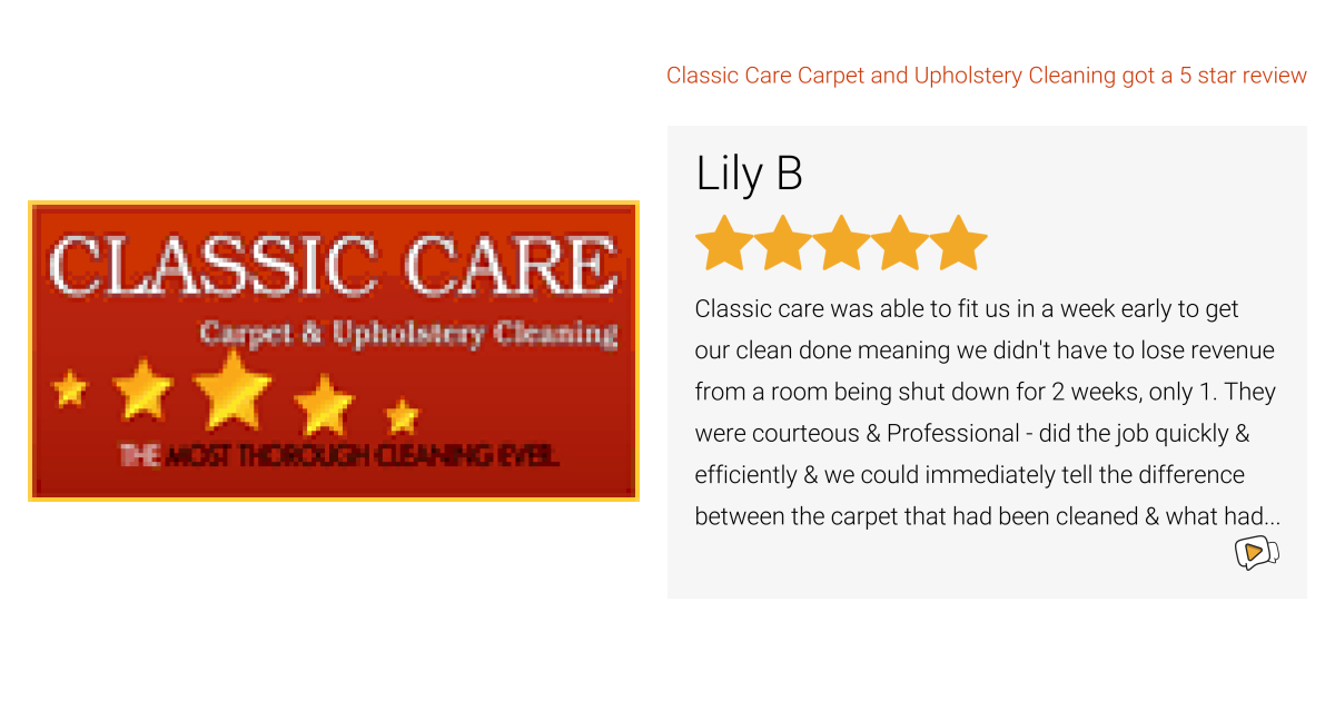 Lily Burt left a 5-star review