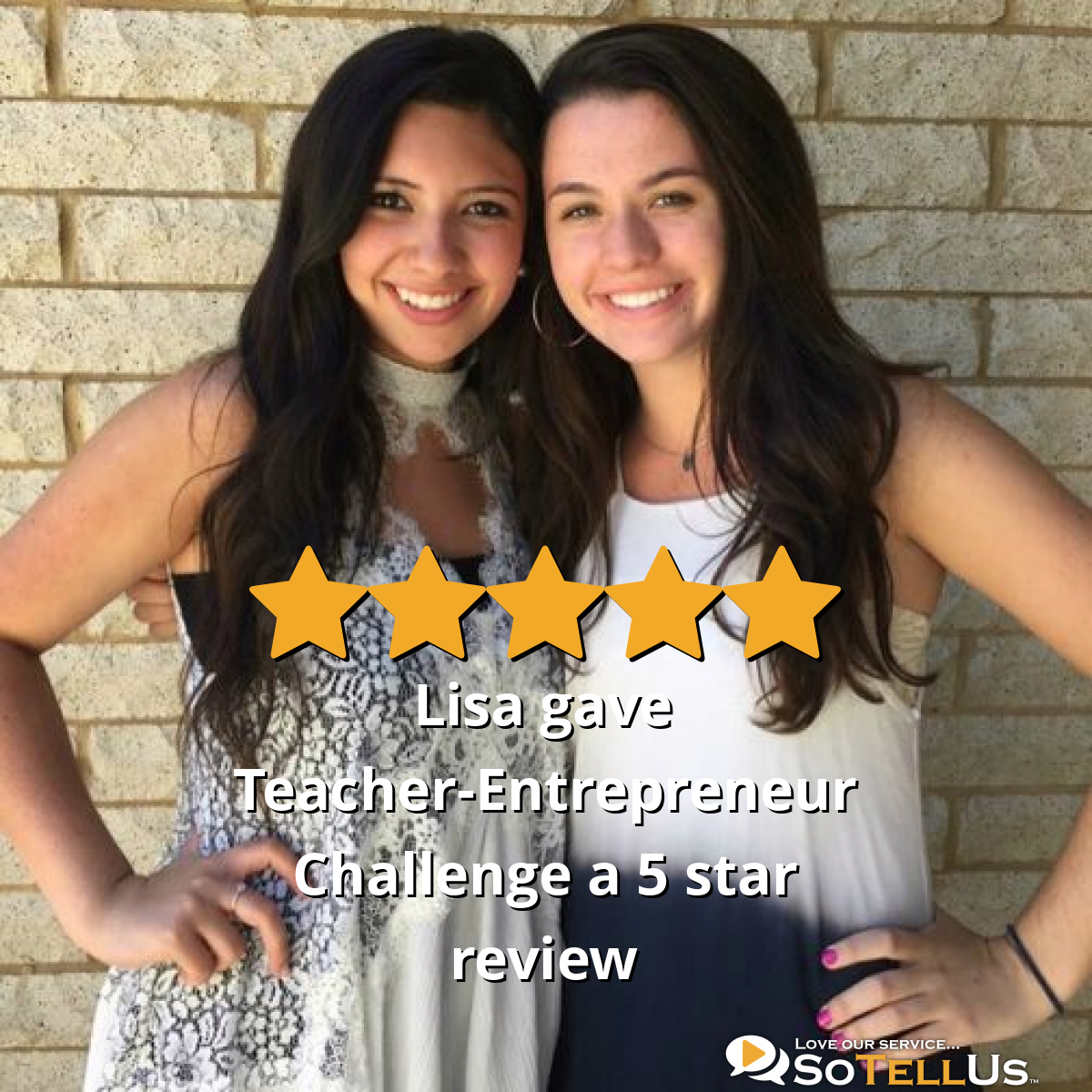 Lisa G gave Teacher-Entrepreneur Challenge a 5 star review on SoTellUs
