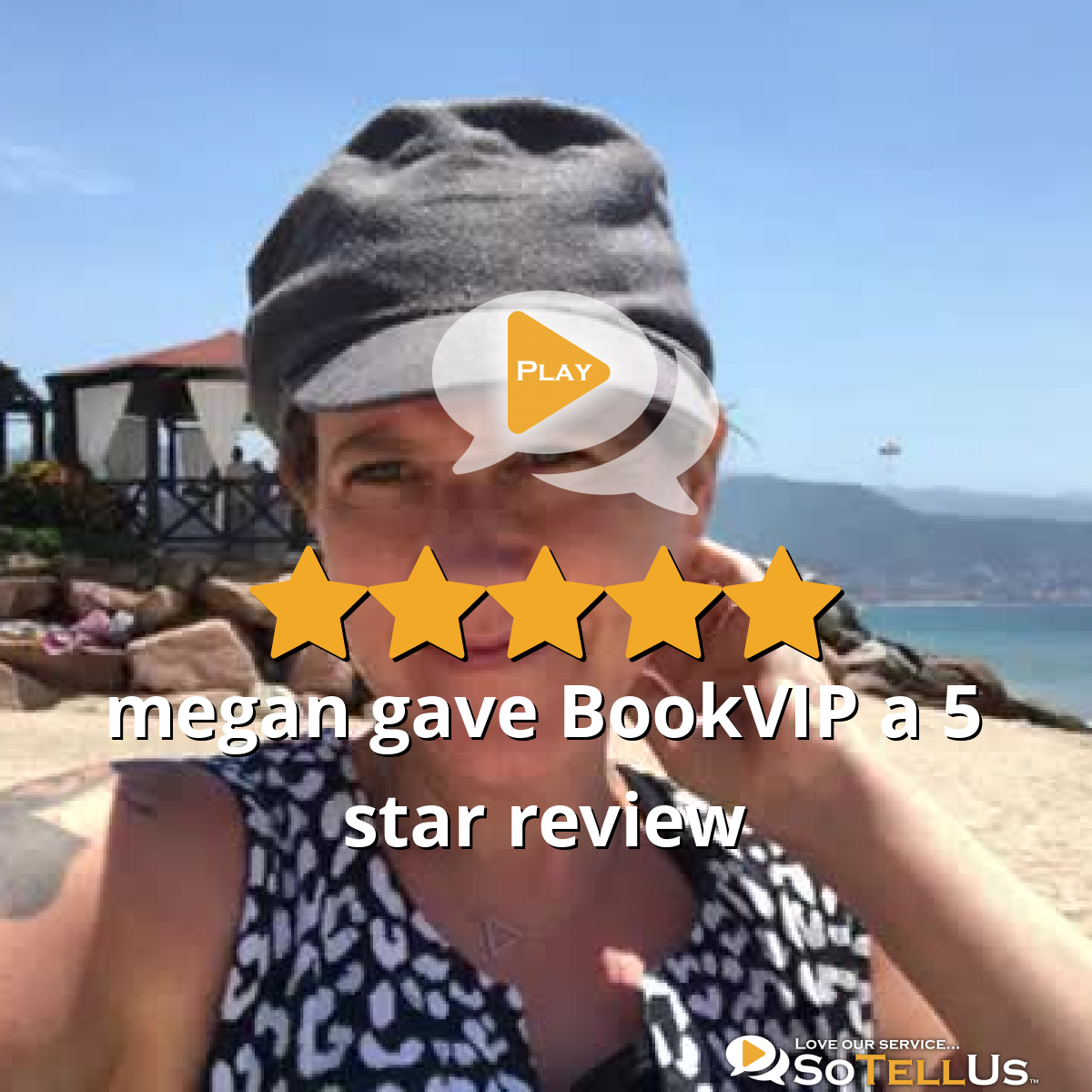 megan N gave BookVIP a 5 star review on SoTellUs
