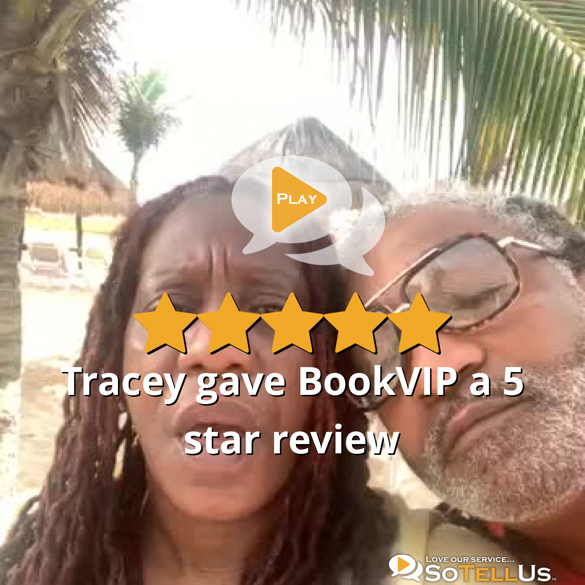 Tracey H gave BookVIP a 5 star review on SoTellUs