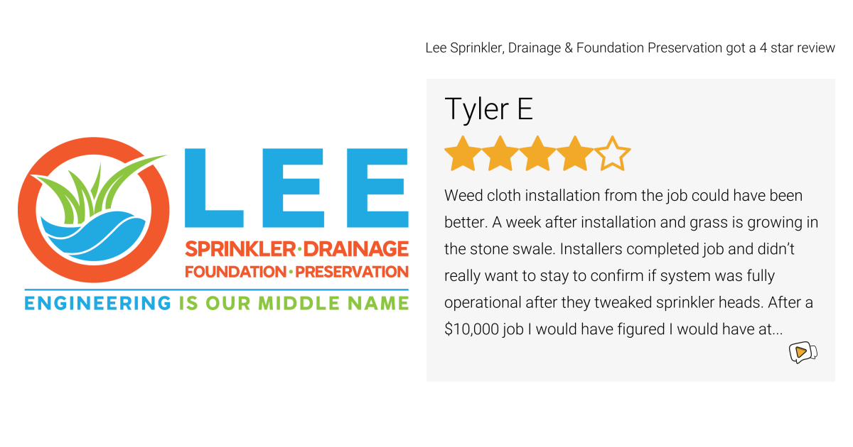Tyler Edmonds left a 4-star review