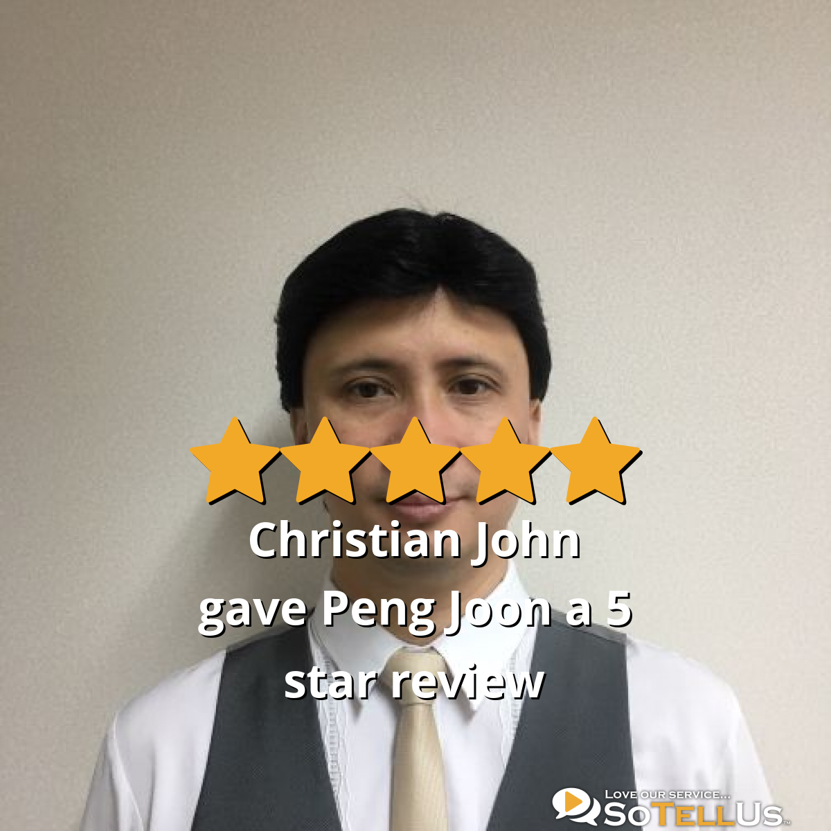 Christian John S gave Peng Joon a 5 star review on SoTellUs