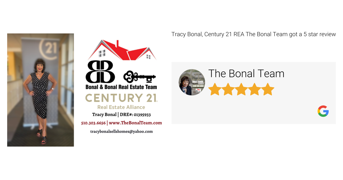 The Bonal Team gave Tracy Bonal, Century 21 REA The Bonal Team a 5 star ...