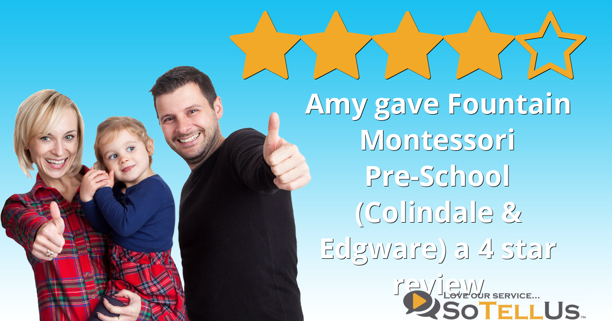 Amy Cudmore left a 4-star review