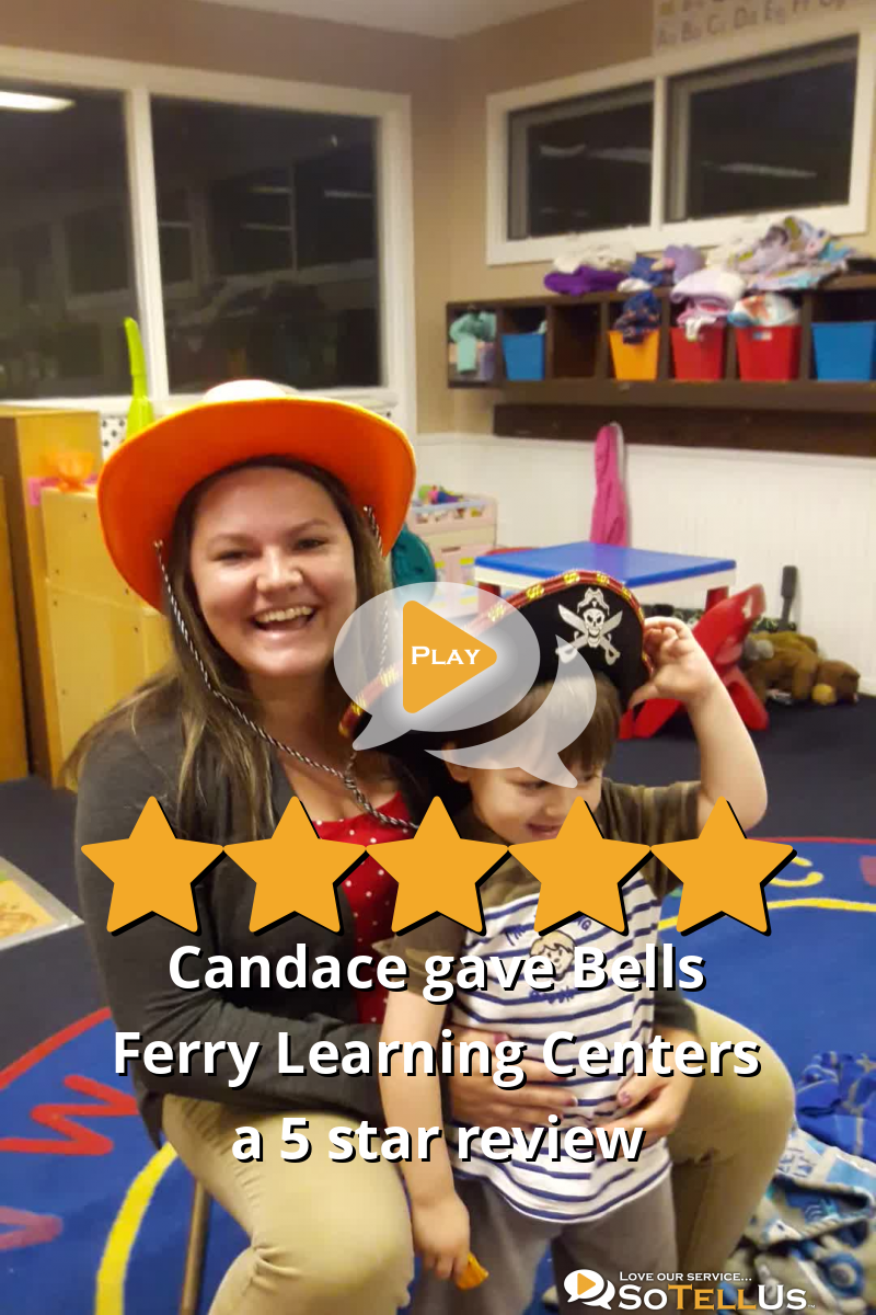 Candace M gave Bells Ferry Learning Centers a 5 star review on SoTellUs