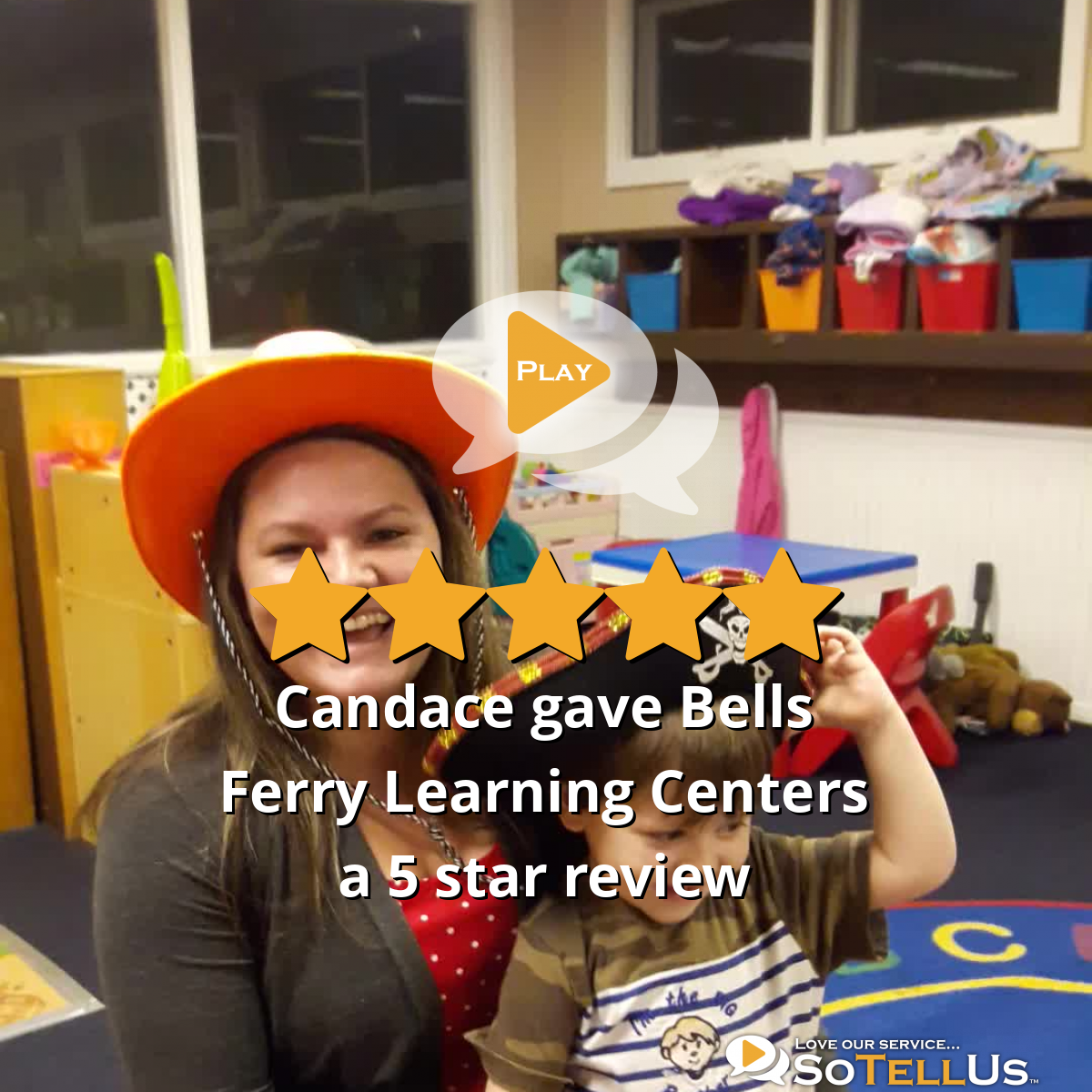 Candace M gave Bells Ferry Learning Centers a 5 star review on SoTellUs