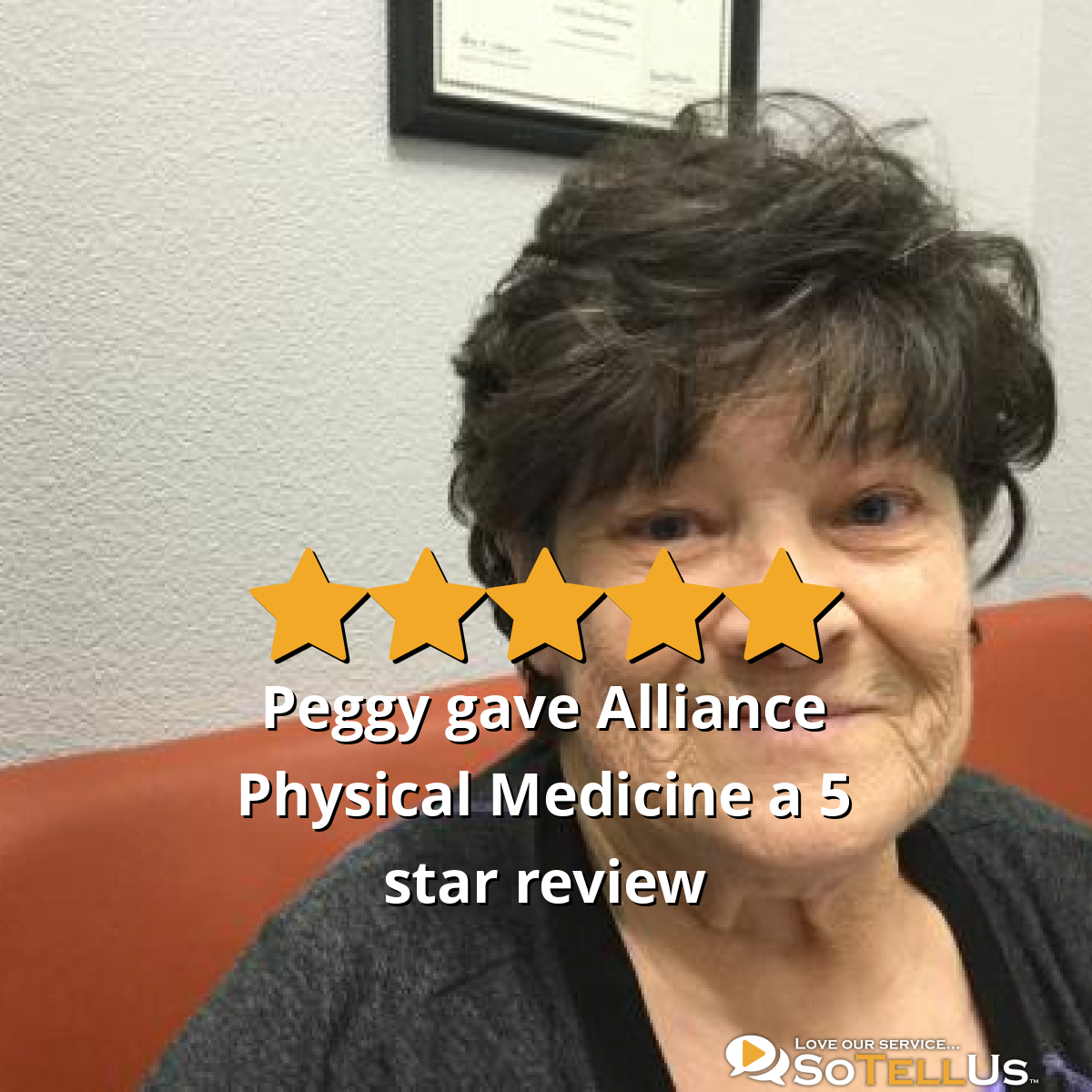 Peggy R gave Alliance Health a 5 star review on SoTellUs