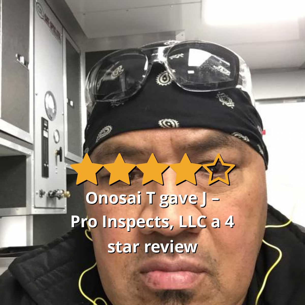 Onosai T gave J – Pro Inspects, LLC a 4 star review on SoTellUs