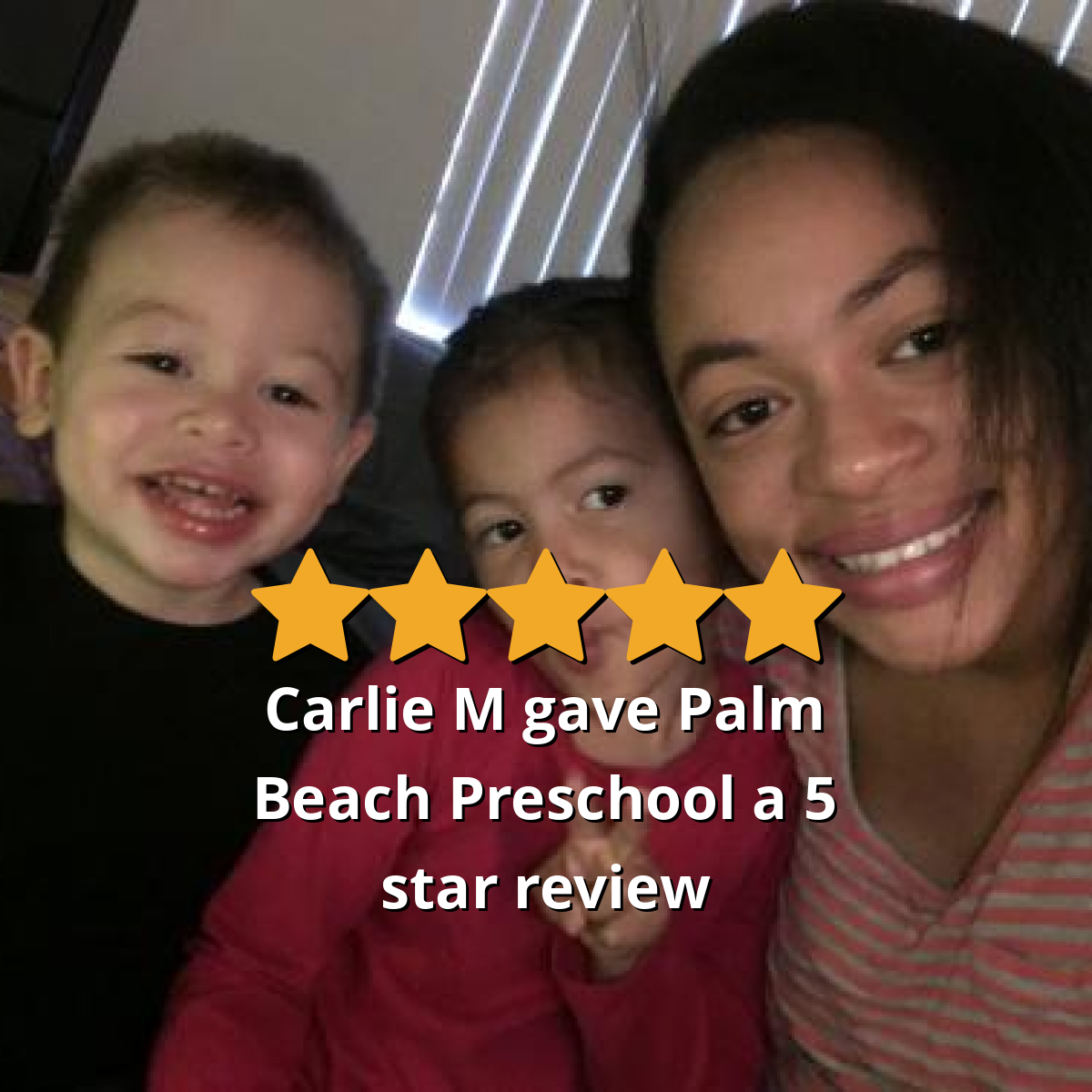 Carlie M gave Palm Beach Preschool a 5 star review on SoTellUs