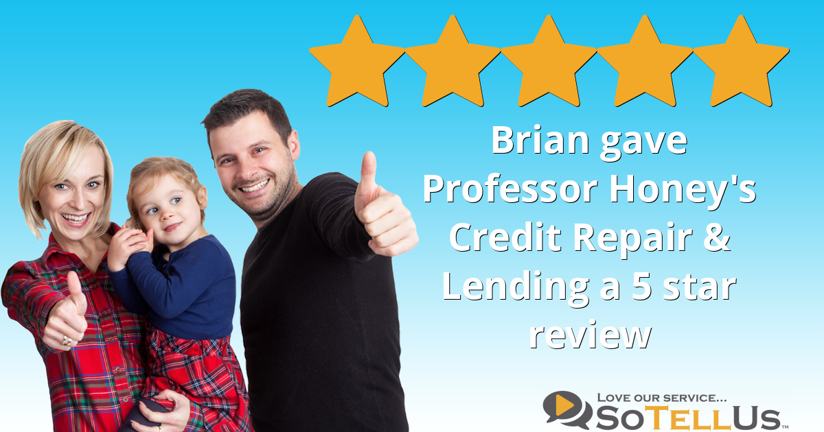 Check out this review for Professor Honey's Credit & Lending