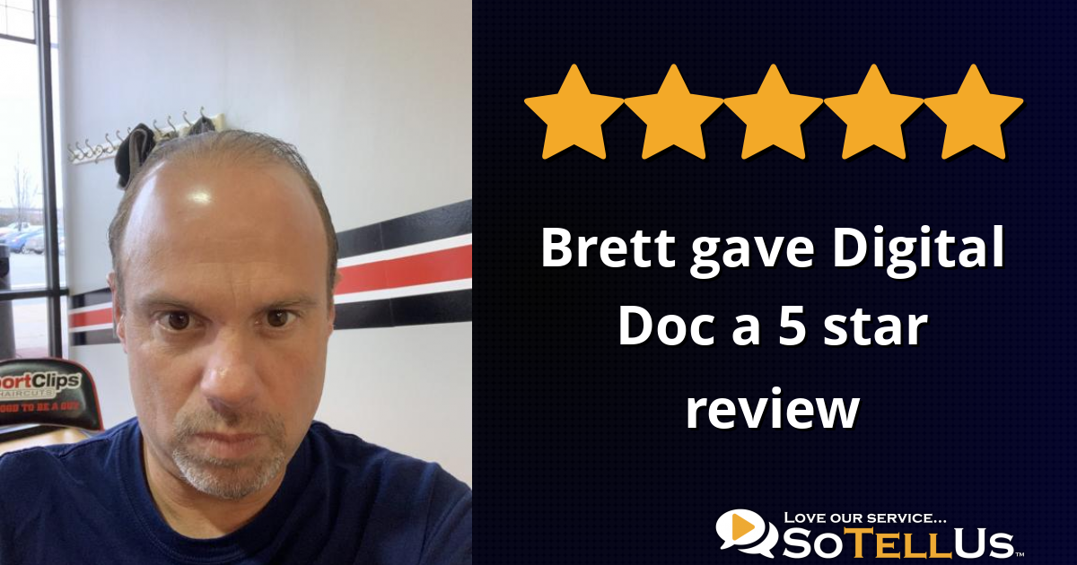 Brett Weinman left a 5-star review