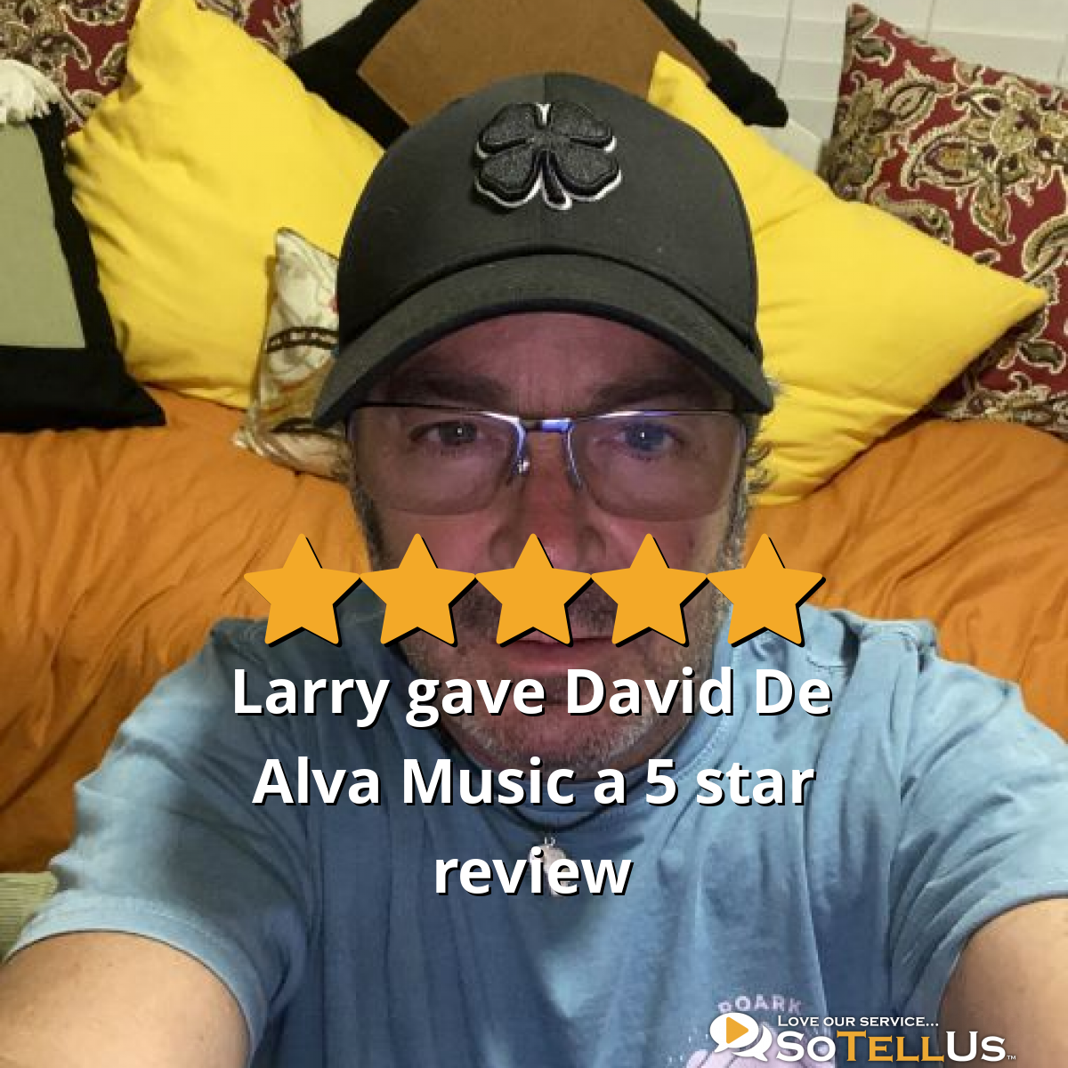 Larry K gave David De Alva Music a 5 star review on SoTellUs