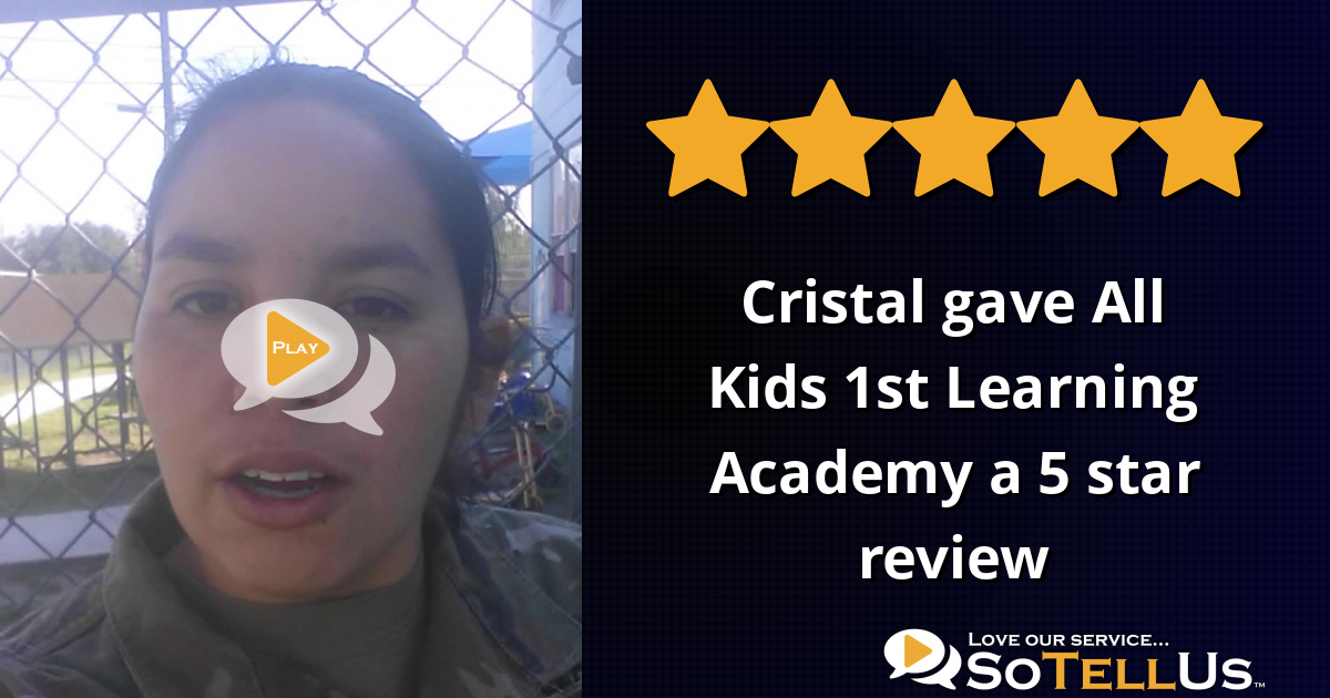 Check out this review for All Kids 1st Learning Academy