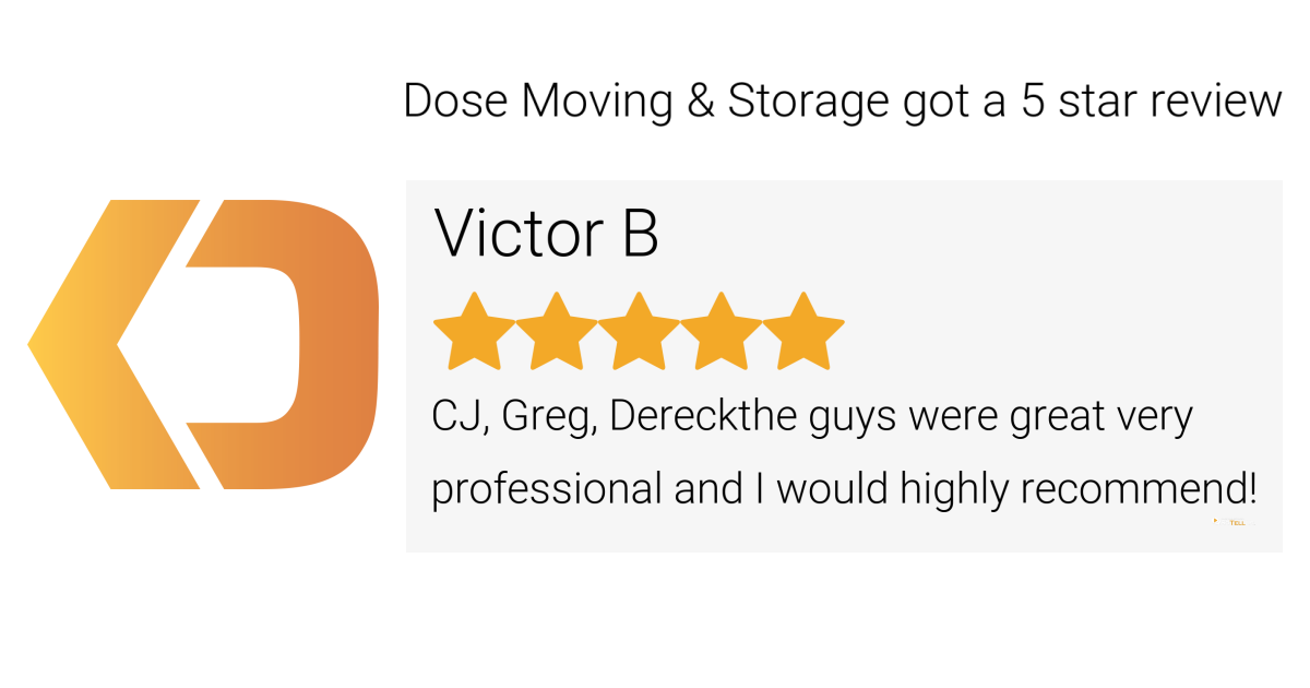 Victor Brown left a 5-star review